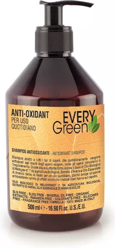 EVERYGREEN ANTIOXIDANT SHAMPOO 500ML | bol