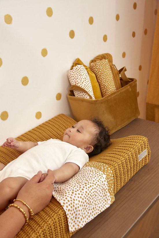 Meyco Baby Velvet kruikenzak - honey gold | bol