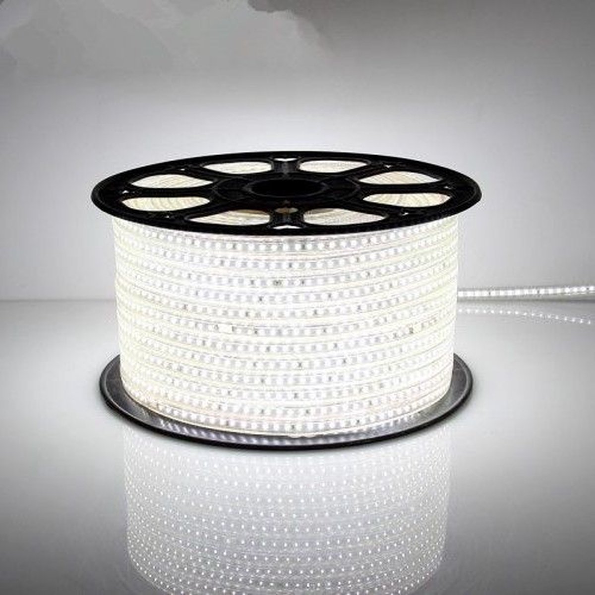 LED Lichtslang plat- 50 meter 180leds p/m - 6000K daglicht wit - Plug ...