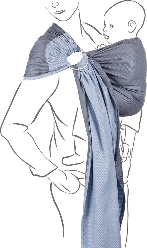 Fidella Sling Ring - voor draagdoeken -klein- goud | bol.com