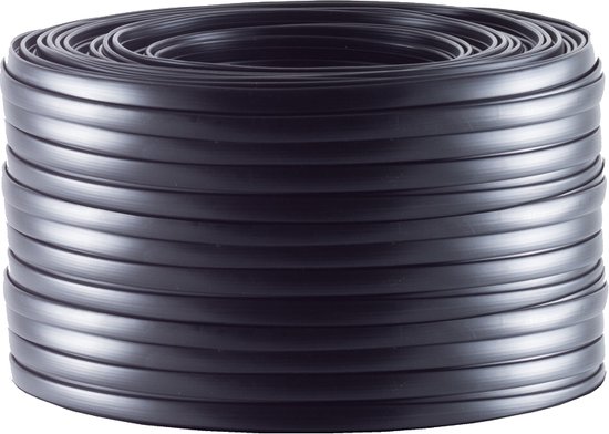 6-aderige Telefoonkabel - Plat - CCA - 100 meter - Zwart | bol.com