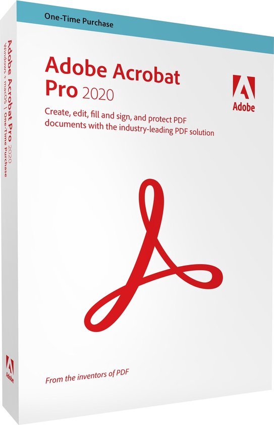 Adobe Acrobat Pro 2020 - 1 Apparaat - Nederlands | bol.com