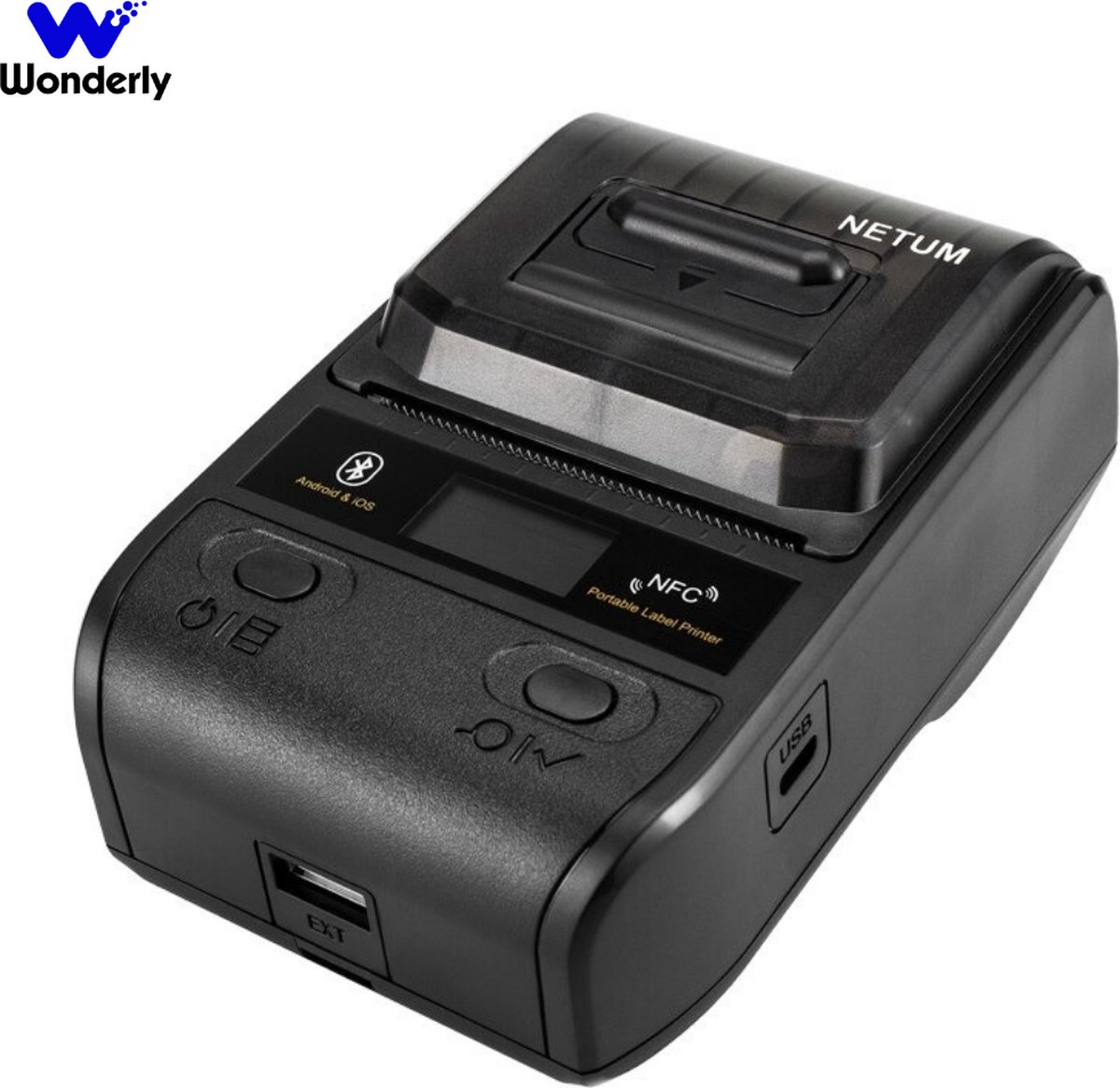 Wonderly Labelprinter - Lettertang 3 cm Labels - Labelmaker Oplaadbaar ...