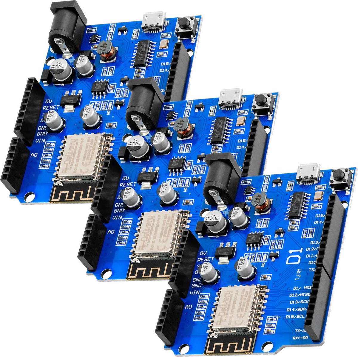 AZDelivery 3 x D1 Wifi Board NodeMCU ESP8266MOD-12F Wlan Modul ...