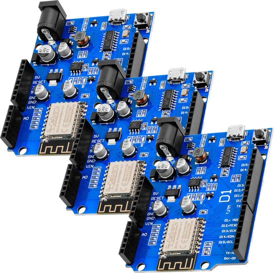 AZDelivery 3 x D1 Wifi Board NodeMCU ESP8266MOD-12F Wlan Modul ...