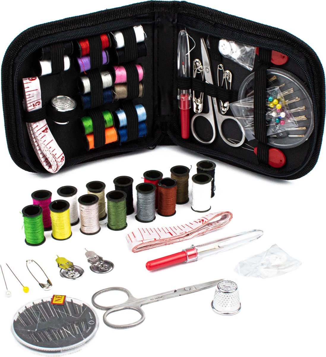 Naai Set – 40 Delige - Naai Doos - Etui - Naaien voor Beginners – Naai ...