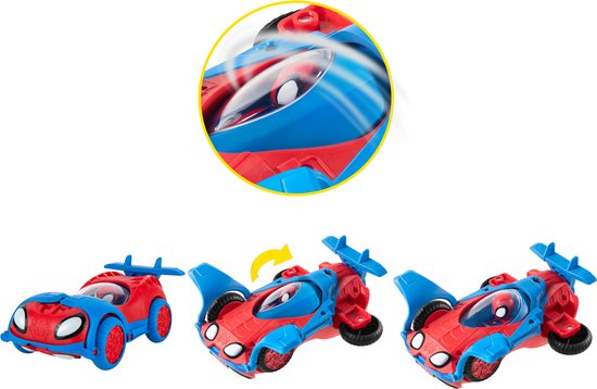 Spidey and his Amazing Friends Feature Vehicle - Spidey Flip and Jet ...