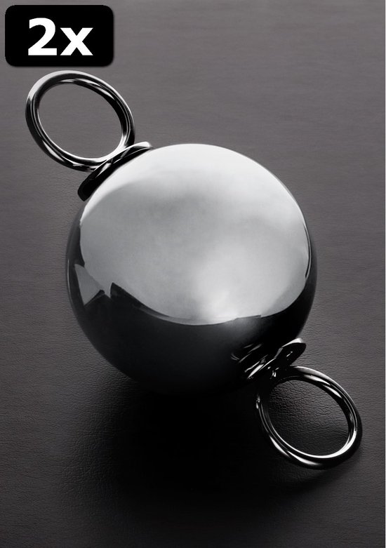 2x Auto Bondage Ice Ball Lock - Stainless Steel | bol.com