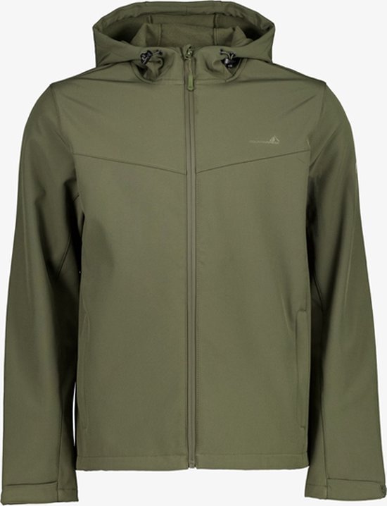 Mountain Peak heren outdoor softshell jas - Groen - Maat 3XL ...