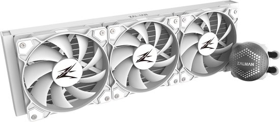 Zalman ALPHA36 (White), CPU Liquid Cooler 360mm Radiator (3 x 120 mm ...