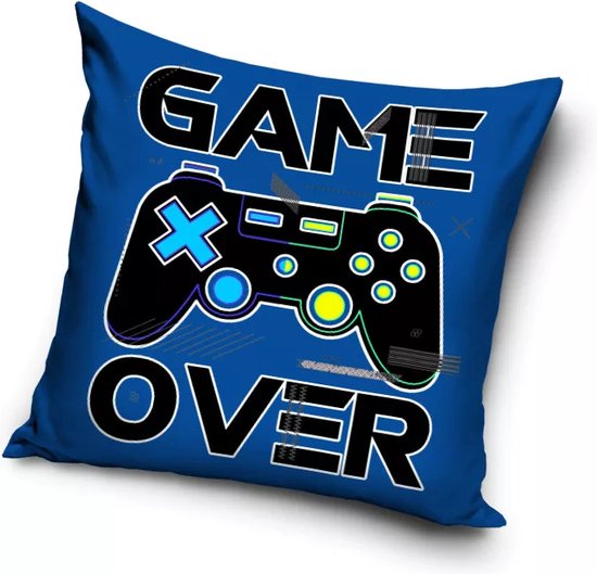 KD® - Gamer, Game Over Sierkussens - Kussen - 40 x 40 inclusief vulling ...
