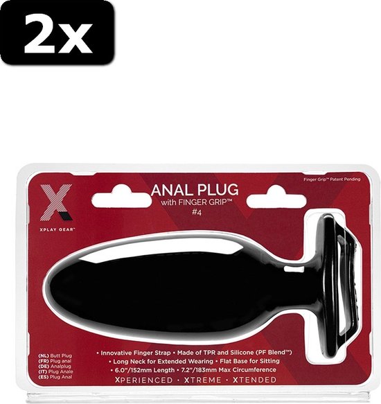2x Finger Grip Plug #4L | bol.com