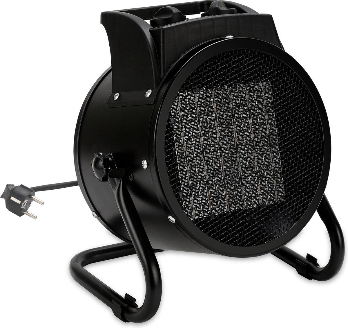 luchtverhitter Ventilatorverwarmer 3000W Zwarte verwarmer ...