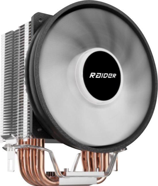 RAIDER PRO AIR V1 Stille koeling ventilator, voor PC behuizing, Zwart ...
