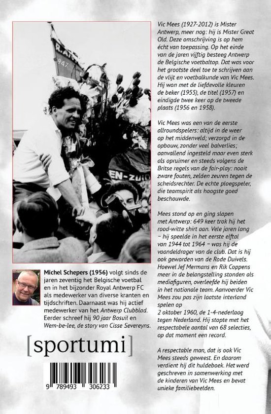 Vic Mees, Mister Antwerp, Michel Schepers | 9789493306233 | Boeken ...