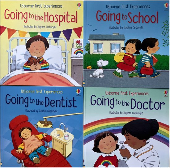 Usborne First Experiences - Going To School, Hospital, Dentist & Doctor ...