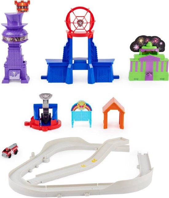 PAW Patrol The Movie True Métal - Red Adventure City Race Track ...