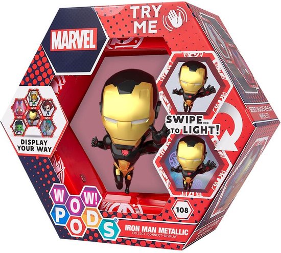 Wow! POD - Marvel - Iron Man (Black & Gold Armour) | bol.com