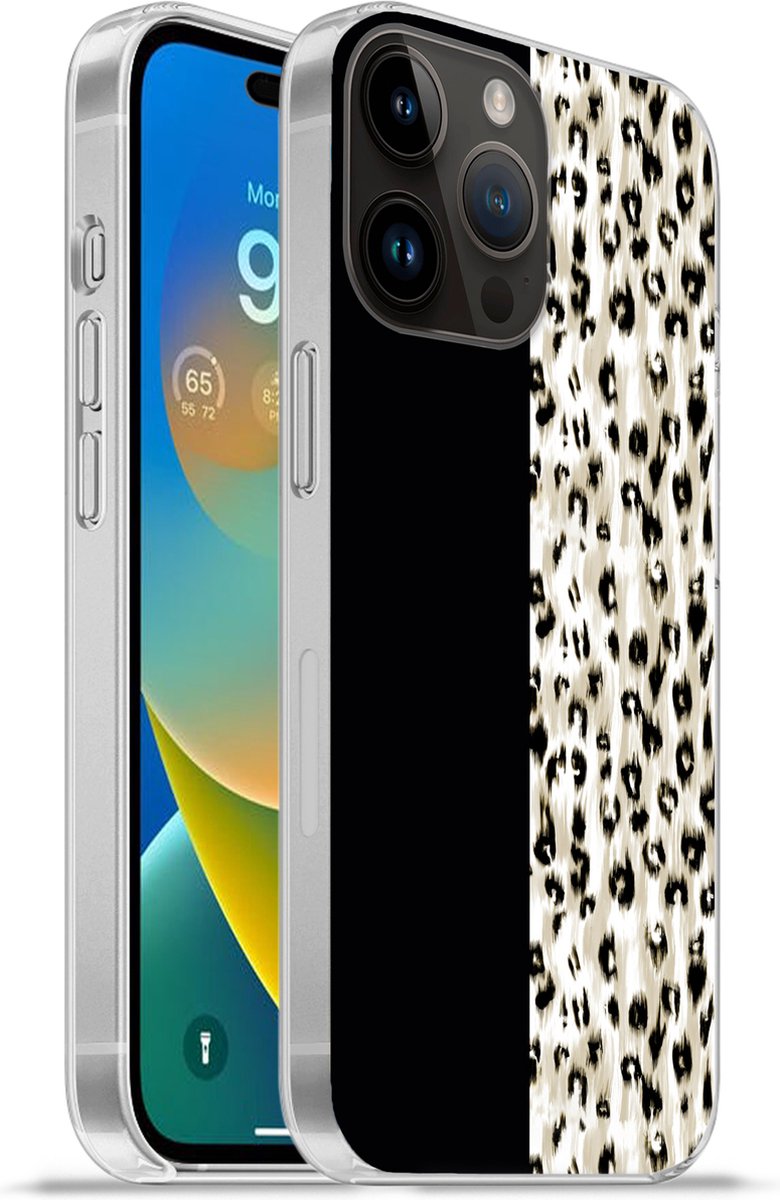 Apple iPhone 14 Pro Max hoesje - Panterprint - Vacht - Dier - Siliconen ...