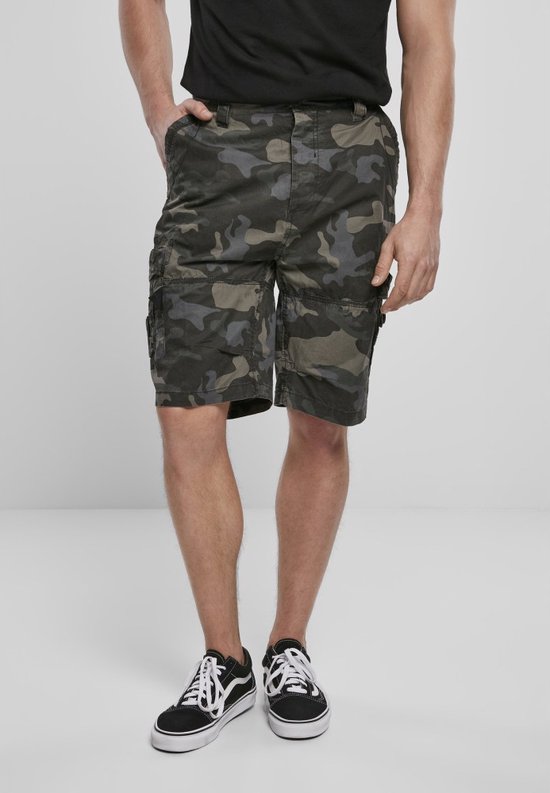 Brandit - Ty Korte broek - 4XL - Zwart/Bruin | bol
