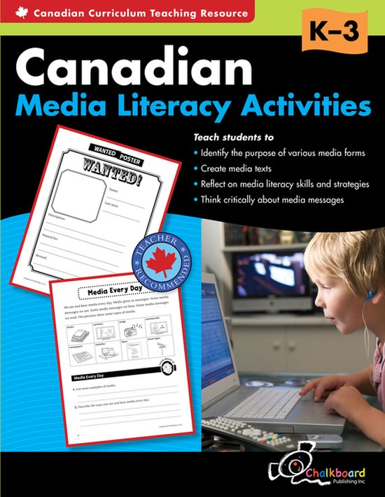 Media Literacy Activities- Canadian Media Literacy Activities Grades K ...