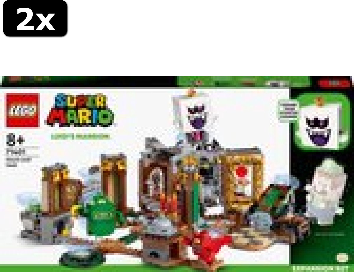 2x LEGO Super Mario Uitbreidingsset Verstoppertje in Luigi's Mansion ...
