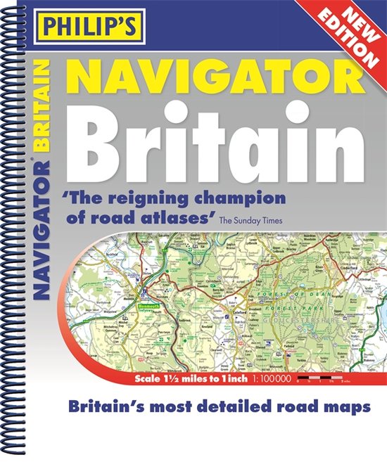 Philip's Navigator Britain Spiral Bound, Philip's Maps | 9781849074742 ...
