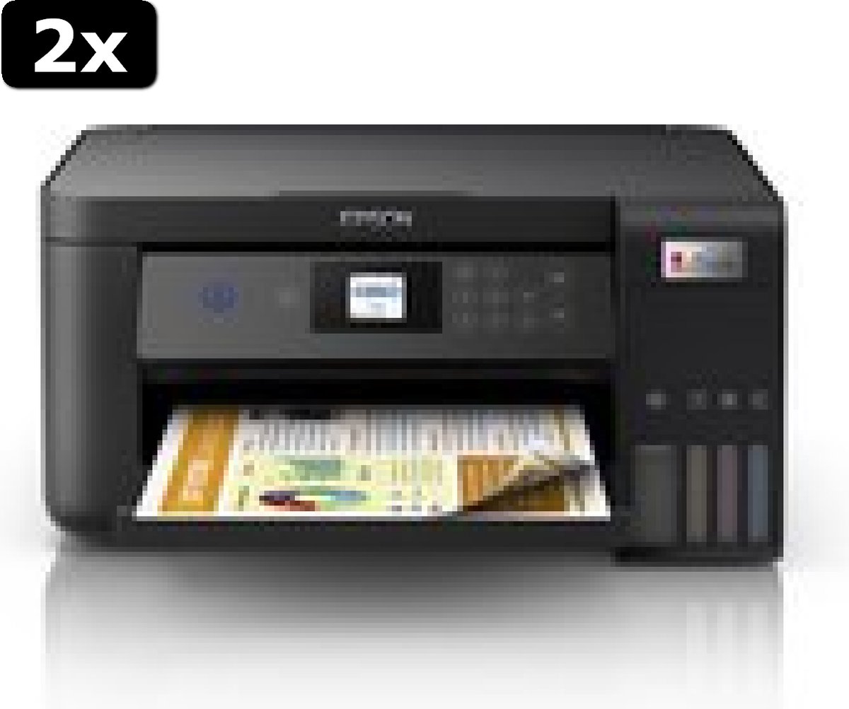 2x Epson EcoTank ET-2850 - All-In-One Printer | bol.com