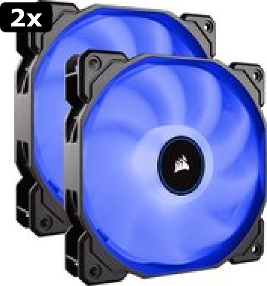 2x Case acc Fan 14cm Corsair AF140 2pcs LED | bol.com