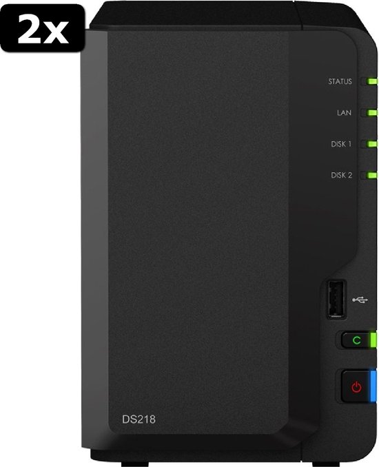 2x Synology DiskStation DS218 - NAS | bol.com