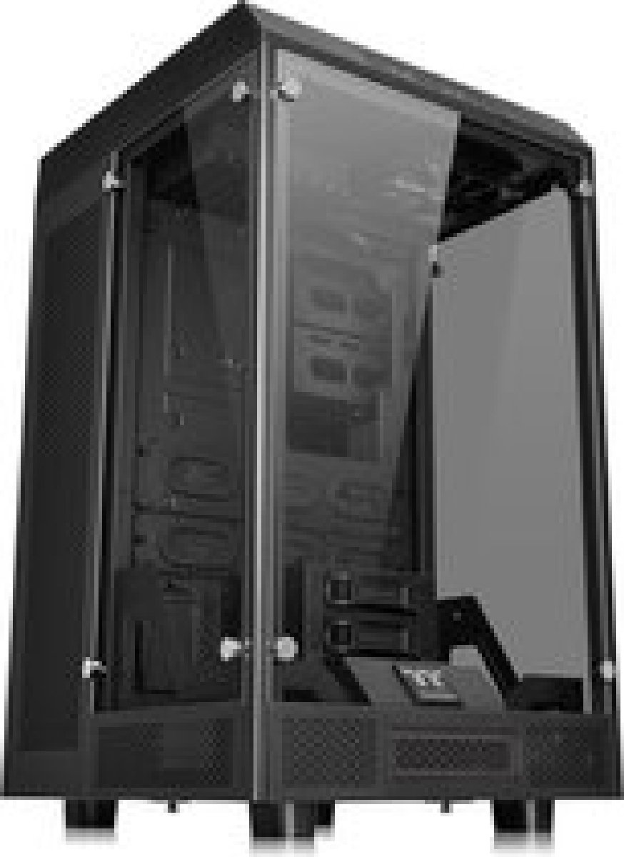 Thermaltake The Tower 900 E-ATX Case with Tempered Glass - Black | bol.com