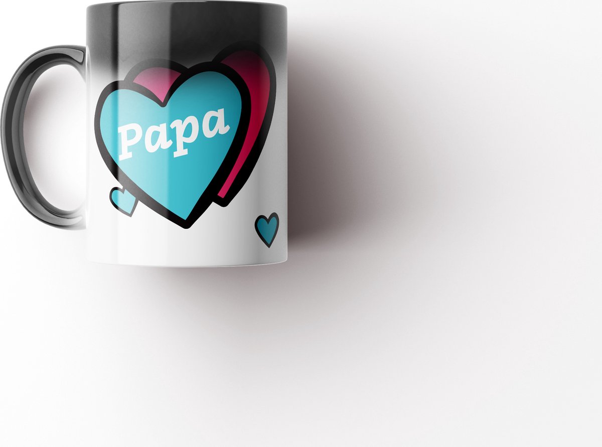 Magische mok: Papa | Vaderdag cadeau | Vader cadeautjes | Papa cadeau ...