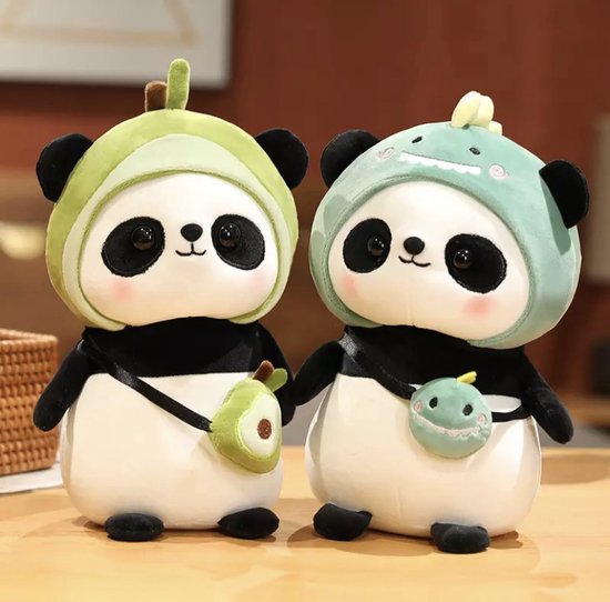 Kawaii knuffel panda avocado | bol