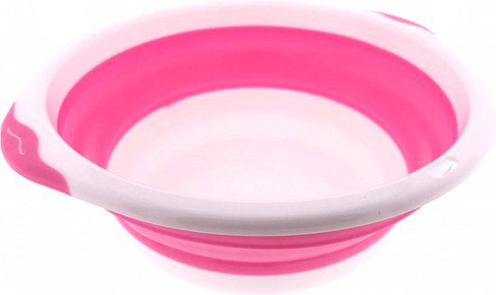 Benson opvouwbaar afwasteiltje / afwasbak roze D30 cm | bol.com