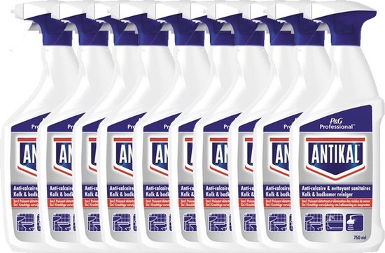 Antikal Kalkreiniger - Badkamerreiniger - 10x 750ml | bol.com