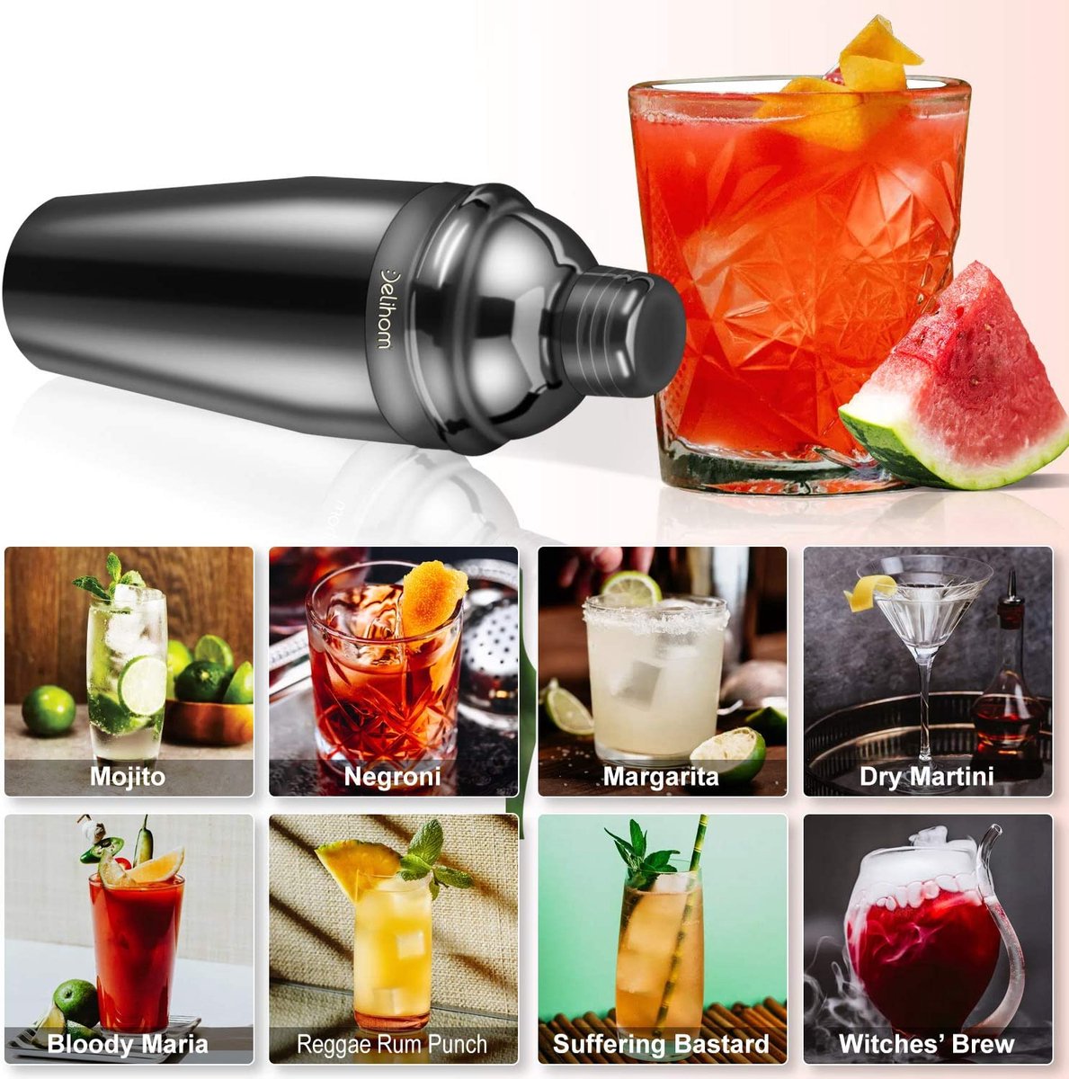 Bar Accessoires Cocktail Shaker Set | bol.com