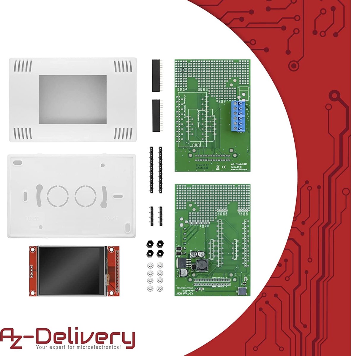 AZDelivery AZ-Touch DIY Smart Home Kit: 2.8 inch TFT LCD Touchscreen ...