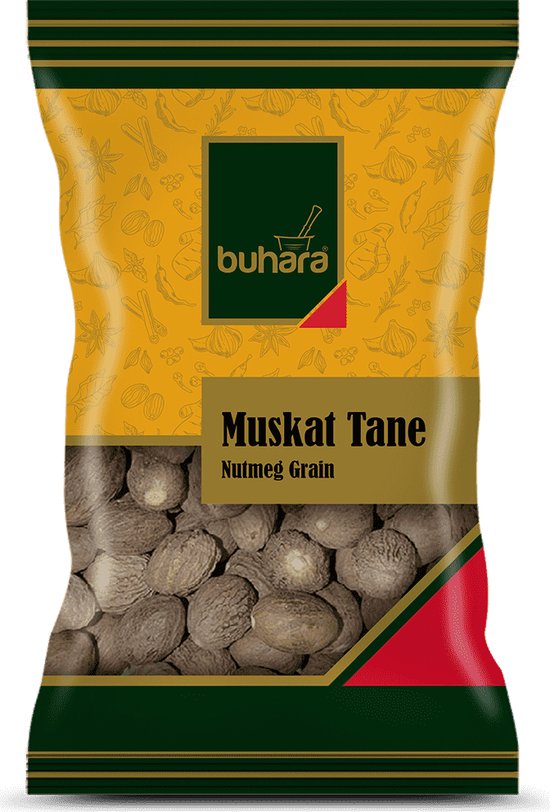 Buhara - Nootmuskaat Heel Kruiden - Muskat Tane Baharat - Nutmeg Whole ...