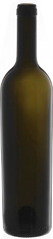 Ornina - 750ml antiek groene wijnfles natuurlijke kurk- Lege glazen ...