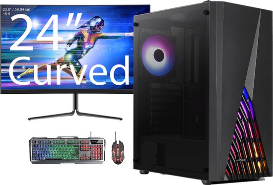 omiXimo - Game PC Ryzen 5 3600 4,2 Ghz, 16 GB DDR4 werkgeheugen, GTX ...