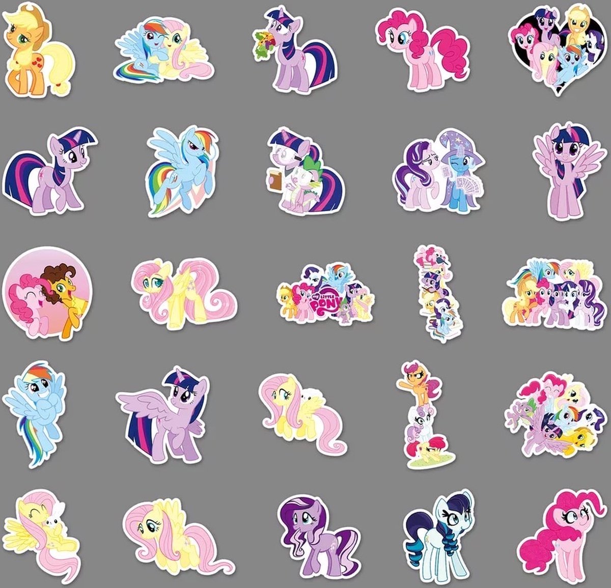 50x My Little Pony Eenhoorn Stickers - Unicorn - Kinderstickers ...