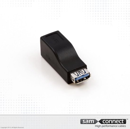 USB A naar USB B 3.0 koppelstuk, f/f | Signaalkabel | sam connect kabel ...