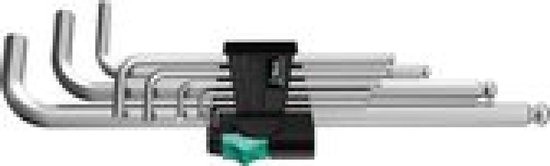 Wera 05022087001 9-delige Inbussleutelset - 1,5-10mm | bol.com