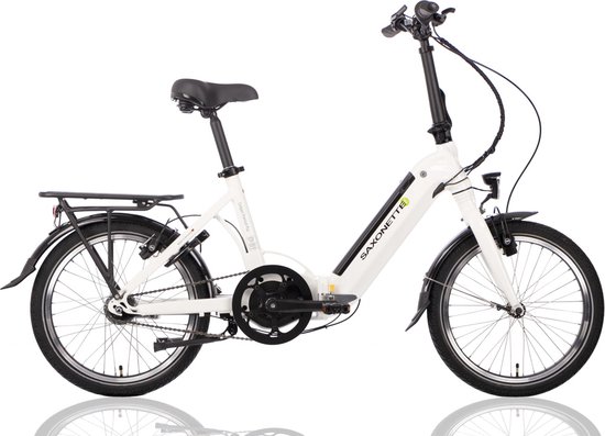 Elektrische vouwfiets, Compact Premium Plus, middenmotor, Nxs 7, wit ...