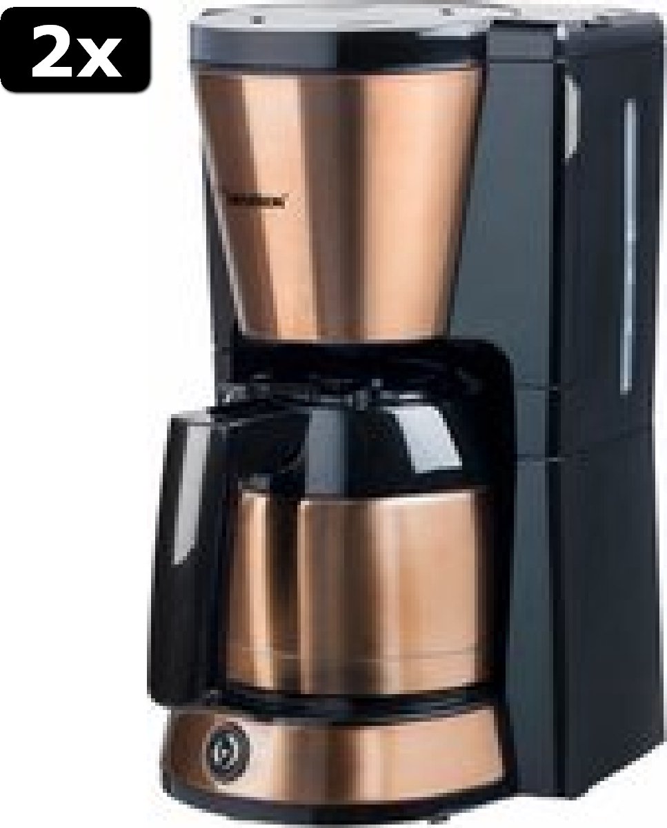 2x Bestron Koffiezetapparaat voor filterkoffie, Filterkoffiemachine met ...