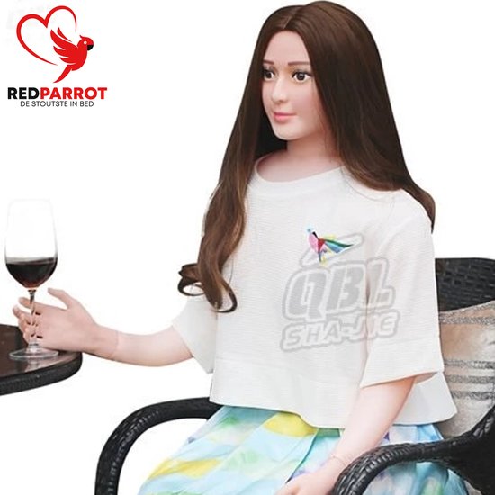 Sex Pop Zittend Echte Lengte Tpe Materiaal Hoofd Van Hard Plastic 9155