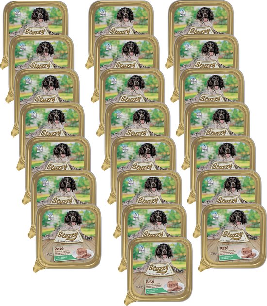Mister Stuzzy Dog Paté 150 g - Hondenvoer - 22 x Konijn | bol