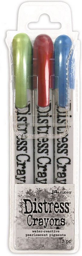 Ranger Distress Pearl Crayons Holiday Set 3 | bol