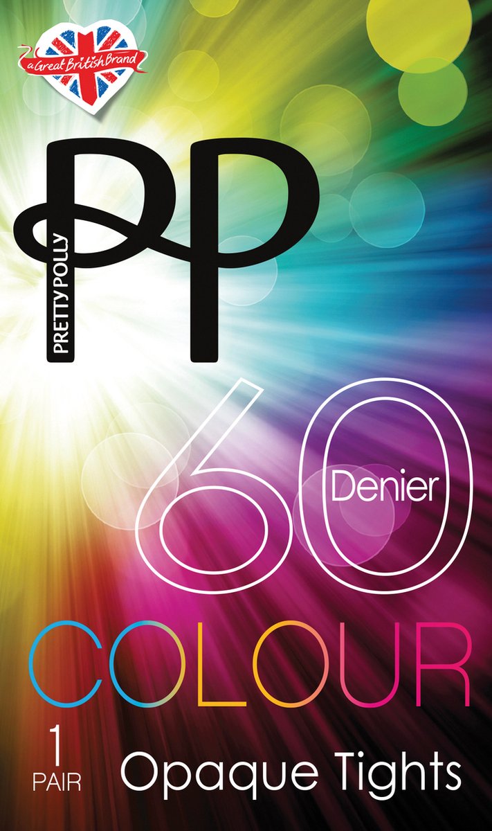 Pretty Polly Coloured Opaque Tights - XL - Blue Monday | bol.com