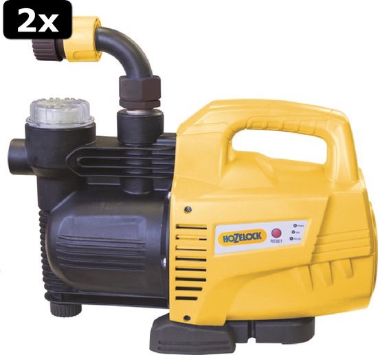 2x Hozelock Jet pump Besproeiingspomp 3500 L / Automatic - 4 bar ...